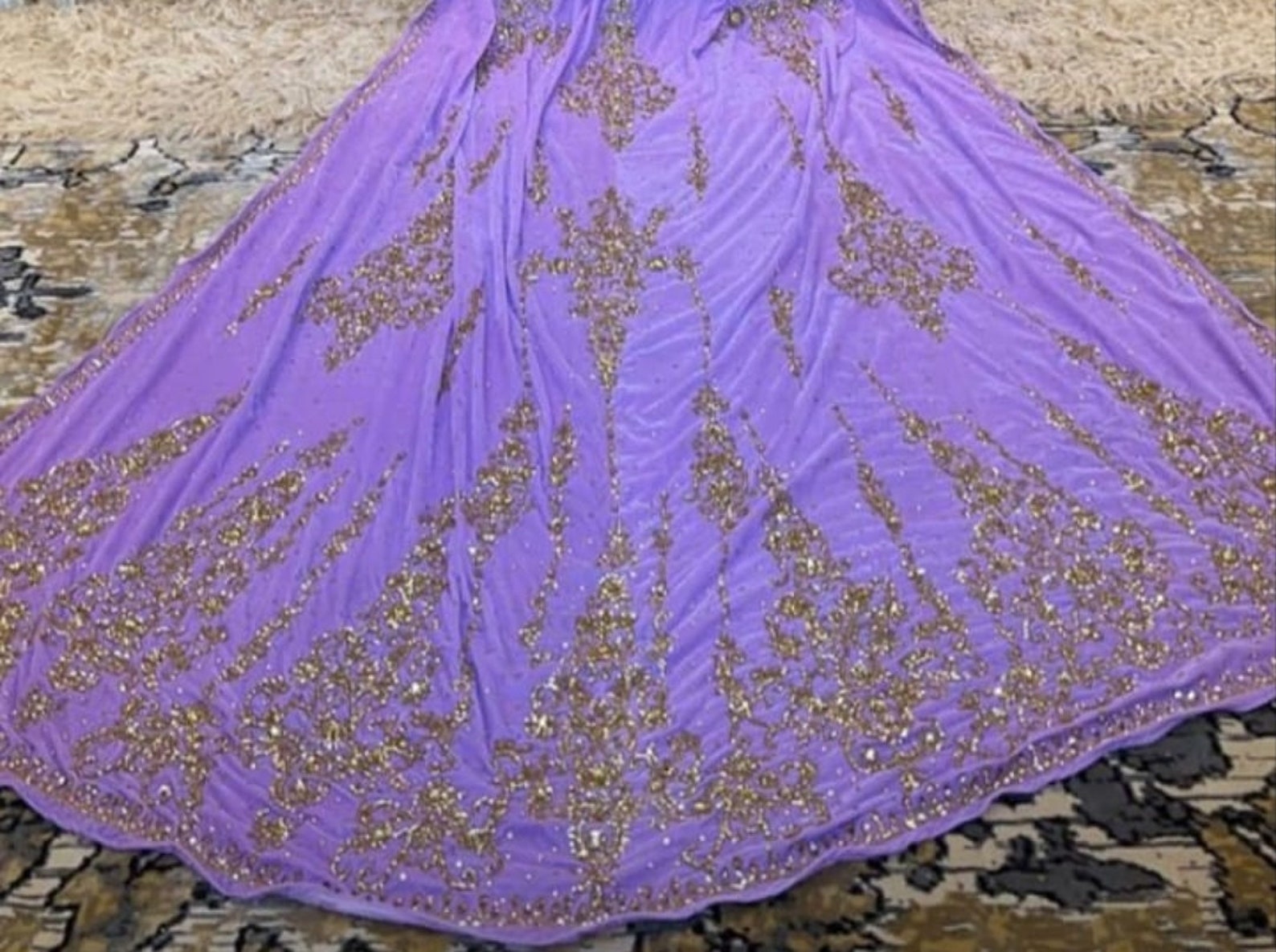 Handmade Gold Beaded Bridal Dirac: Somali Wedding Dress - Etsy