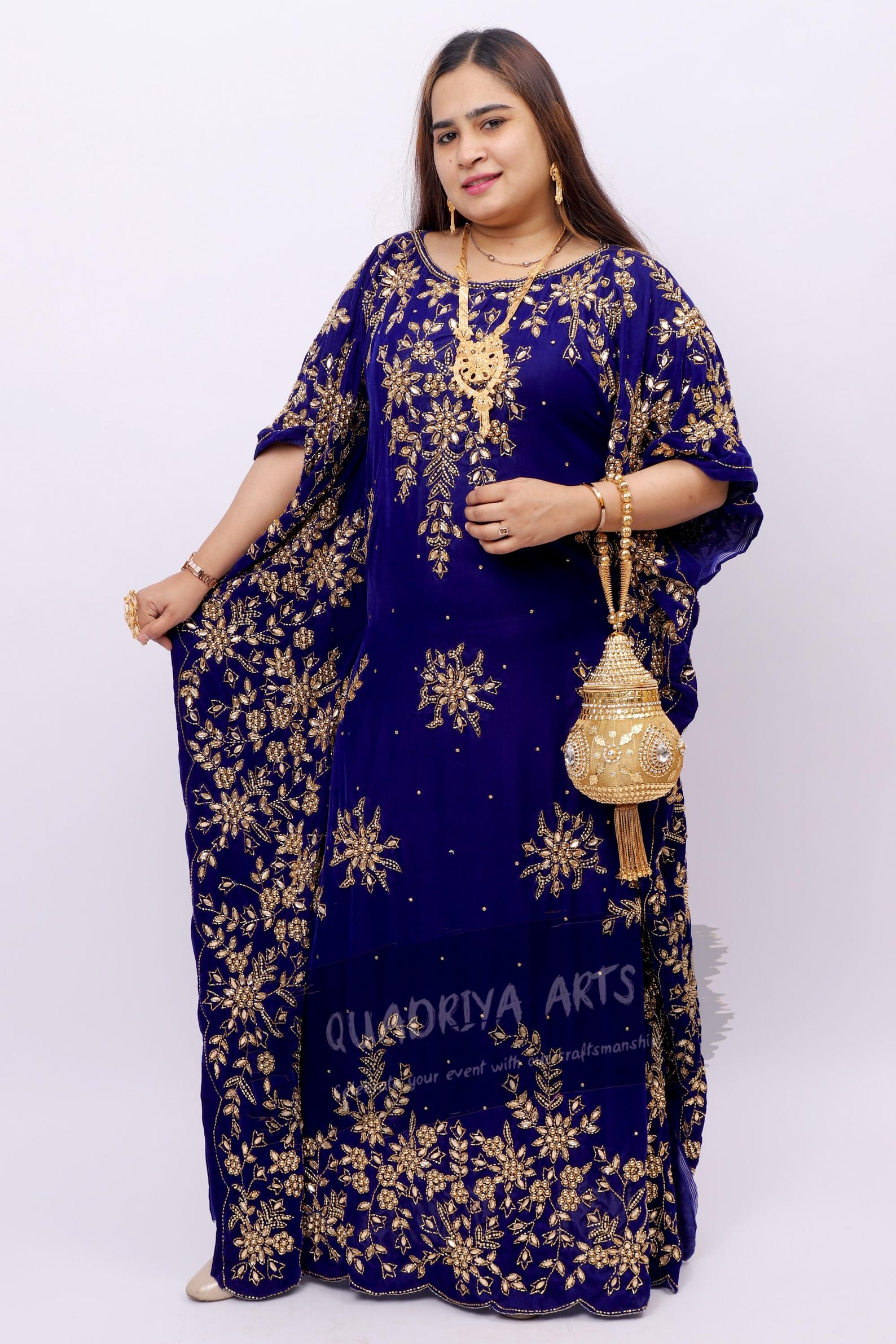 Gold Somali Dirac Dress: Velvet African Wedding Gown With Headscarf - Etsy