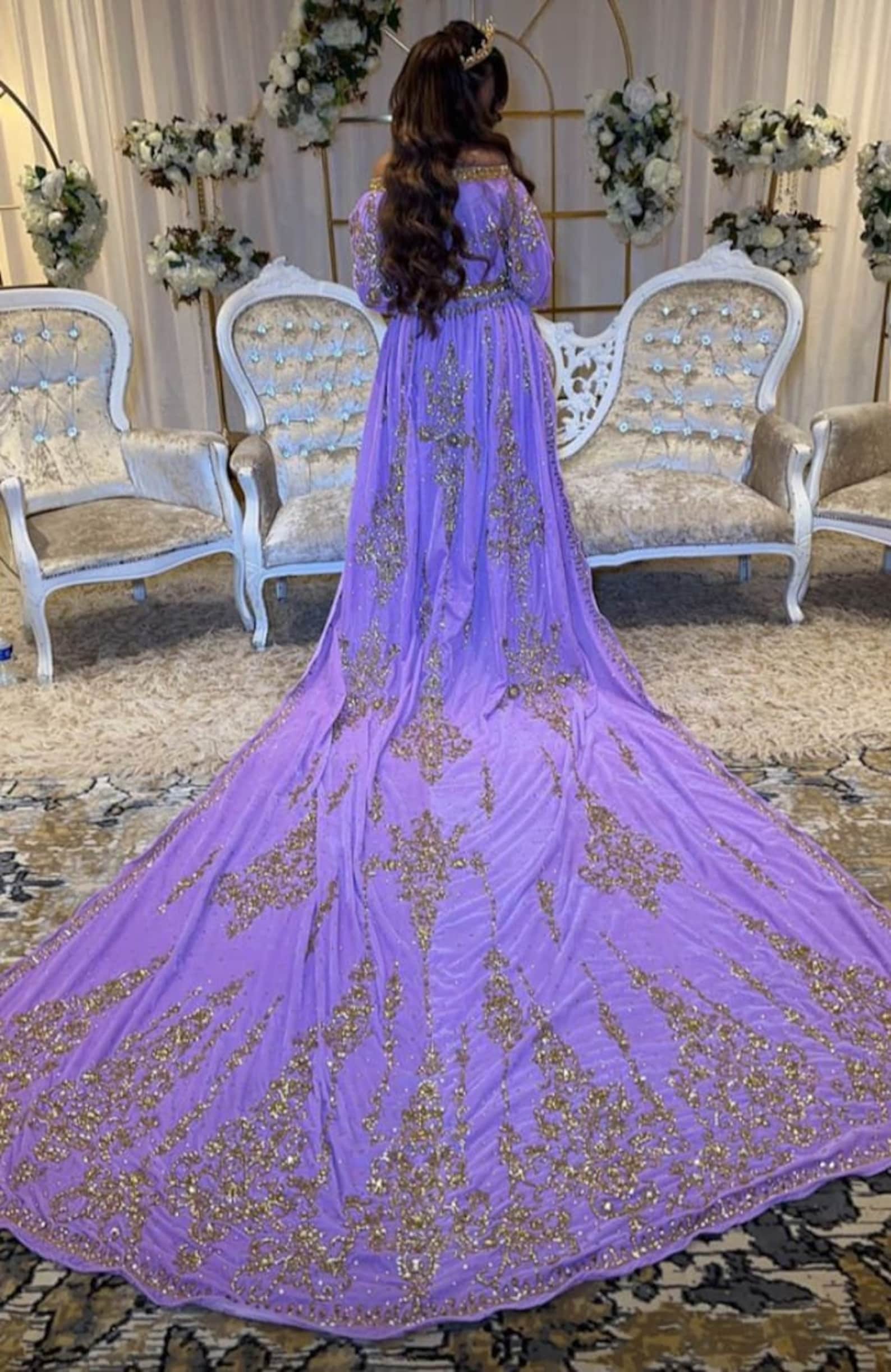 Handmade Gold Beaded Bridal Dirac: Somali Wedding Dress - Etsy