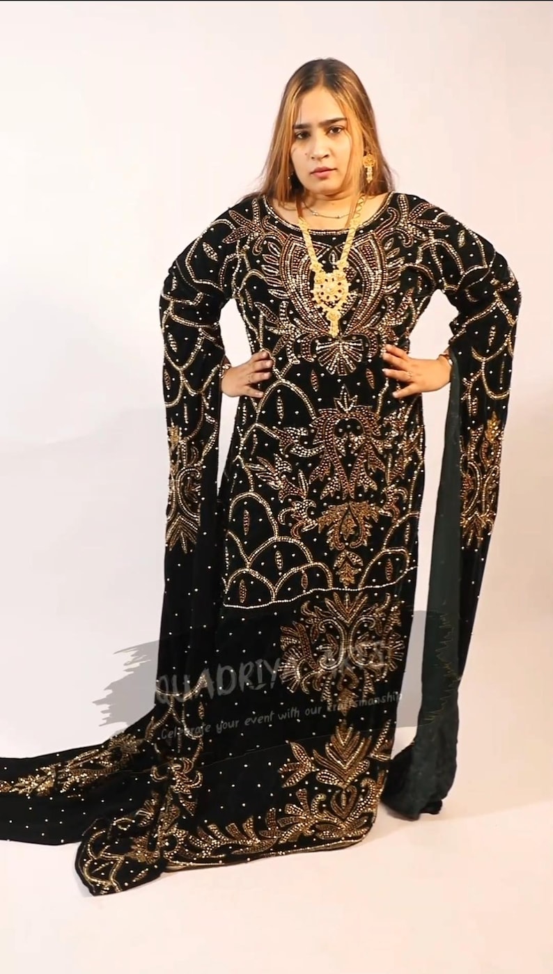 New Design Dir3 Emerald Green Bridal Somali Dirac Dress - Etsy