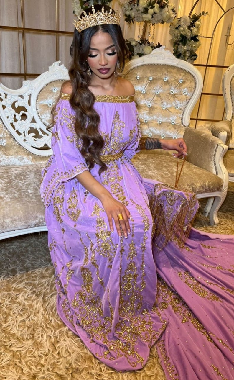 Handmade Gold Beaded Bridal Dirac: Somali Wedding Dress - Etsy