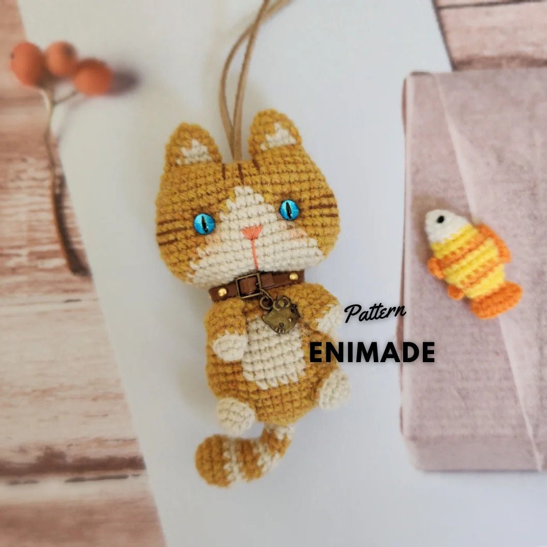 Tabby Cat Crochet Pattern Cat Amigurumi Pattern Meow Meow Kitten ...
