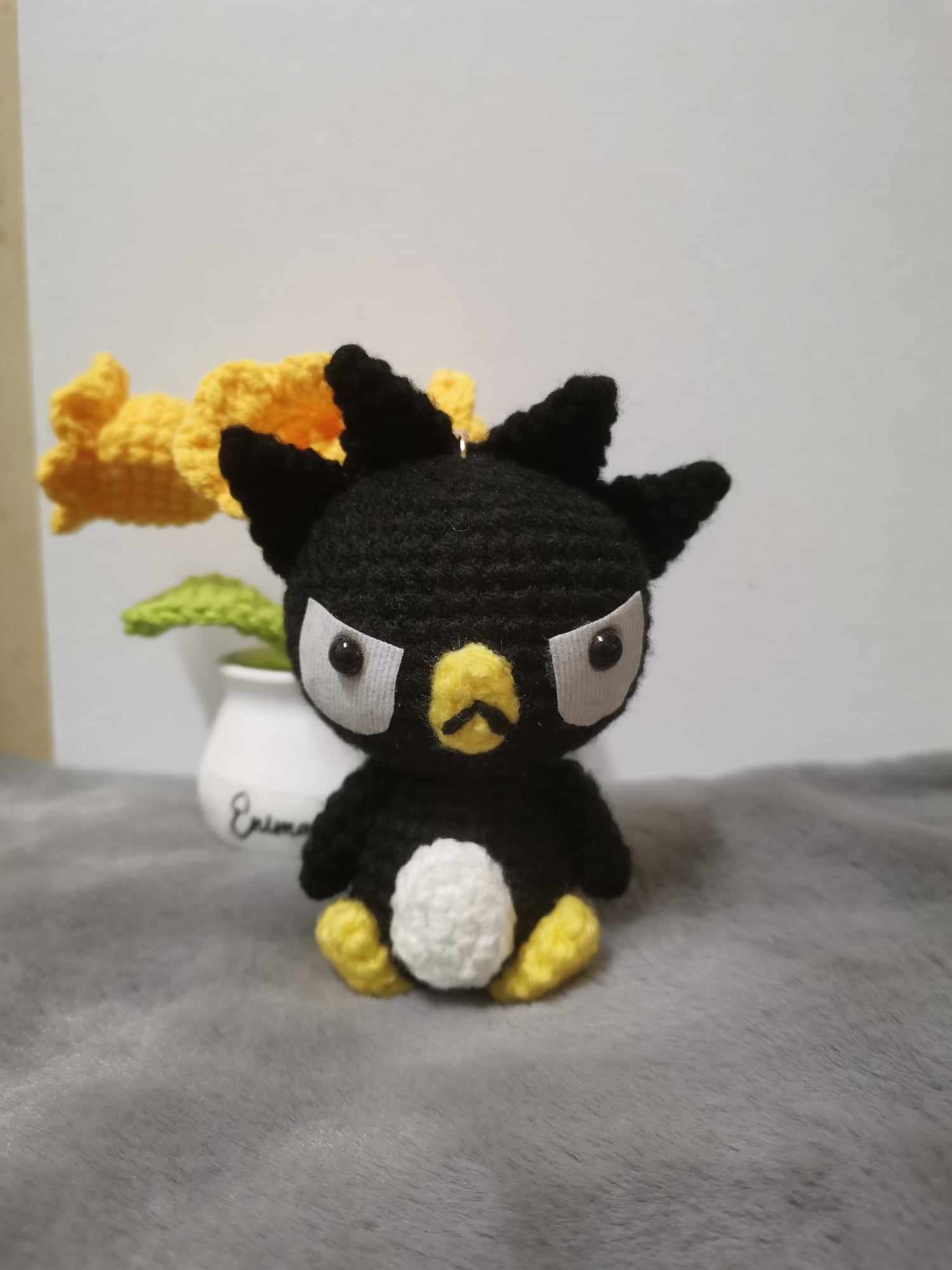 Badtz Crochet Pattern, Black Penguin Pattern, Kawaii Cartoon Pattern ...