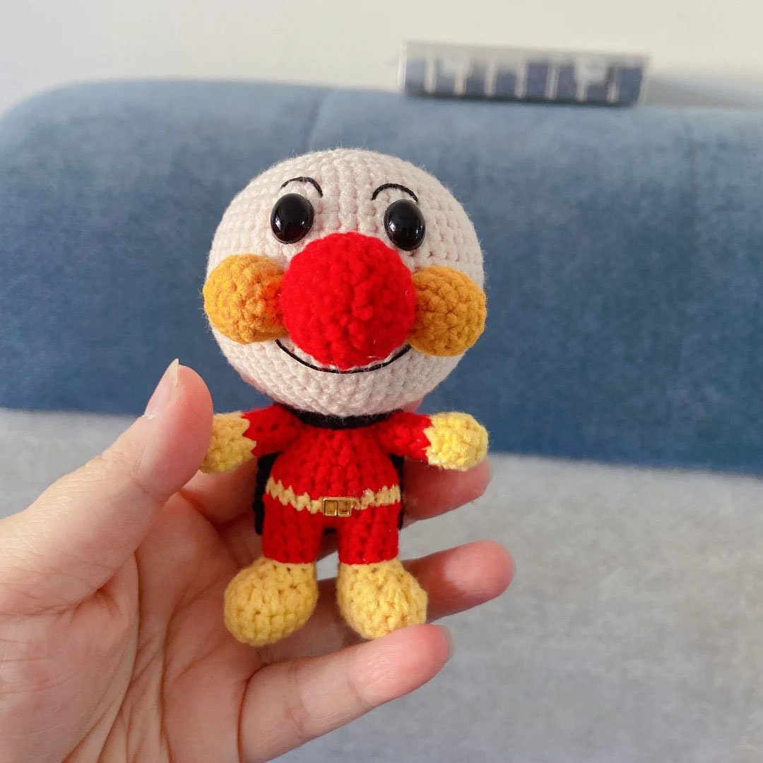 Anpanman Series 5-in-1 Crochet Pattern Anpanman Baikinman Currypanman ...
