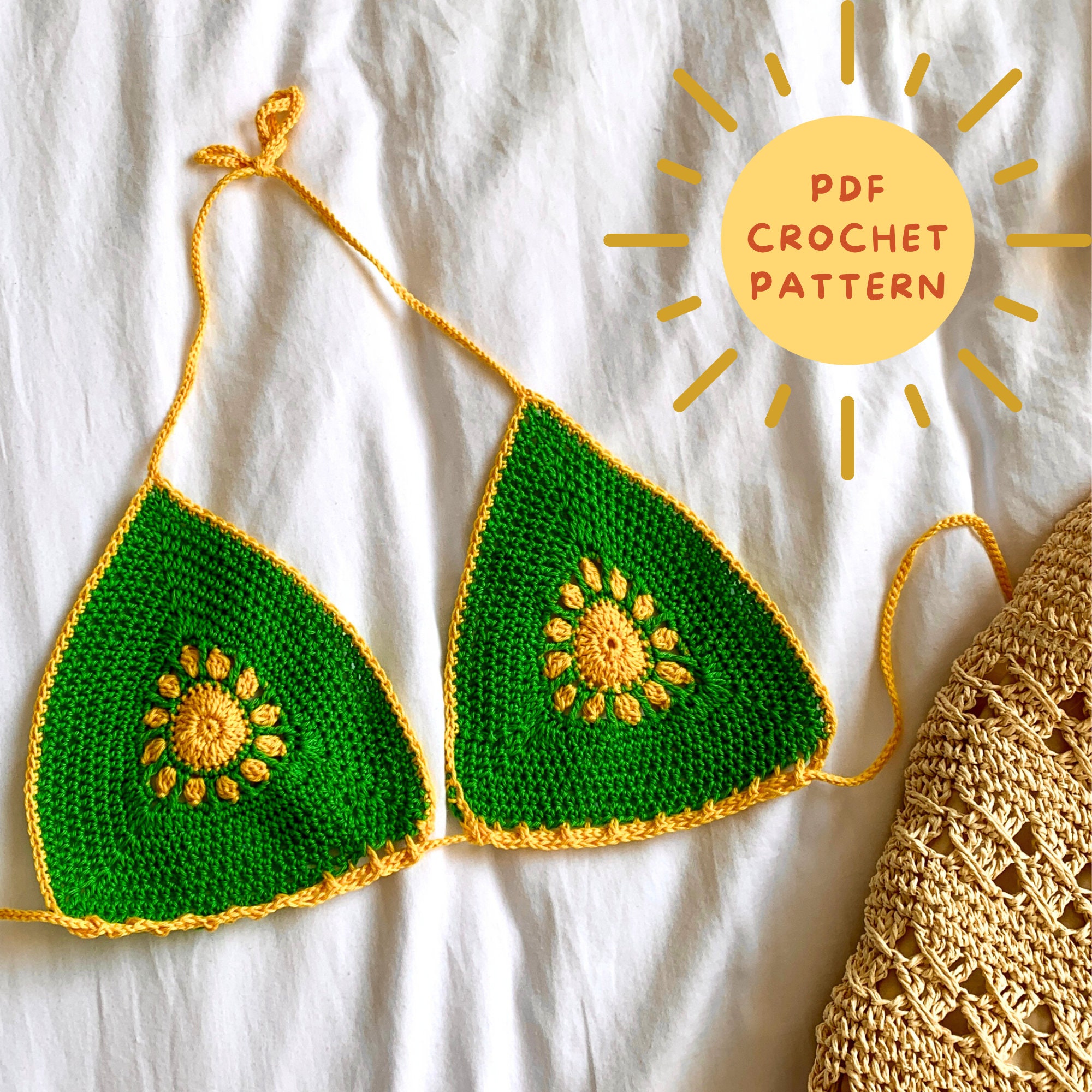 Crochet Bikini Top Pattern/ Crochet Summer Top/ Crochet Beach - Etsy