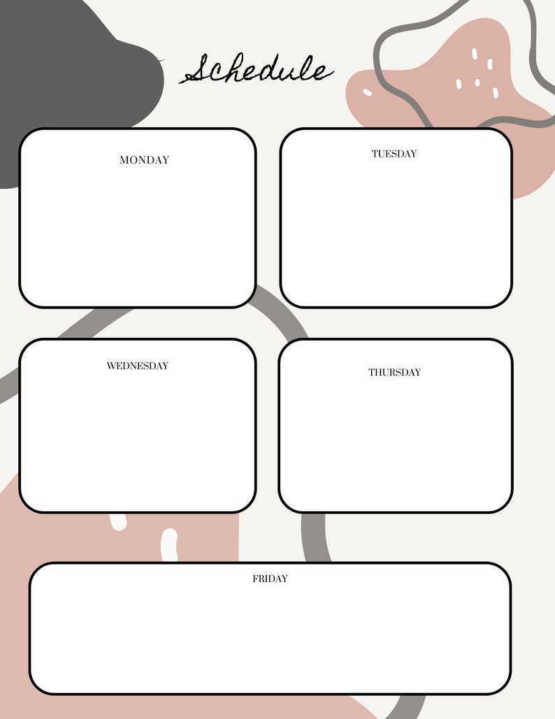 Minimal Aesthetic Planner| Weekly Planner| Digital Planner - Etsy