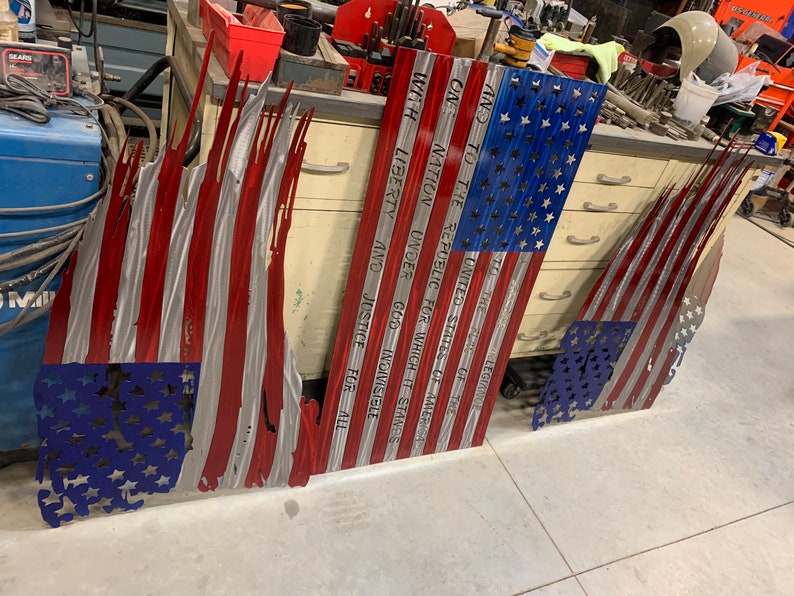 Metal American Flag - Etsy