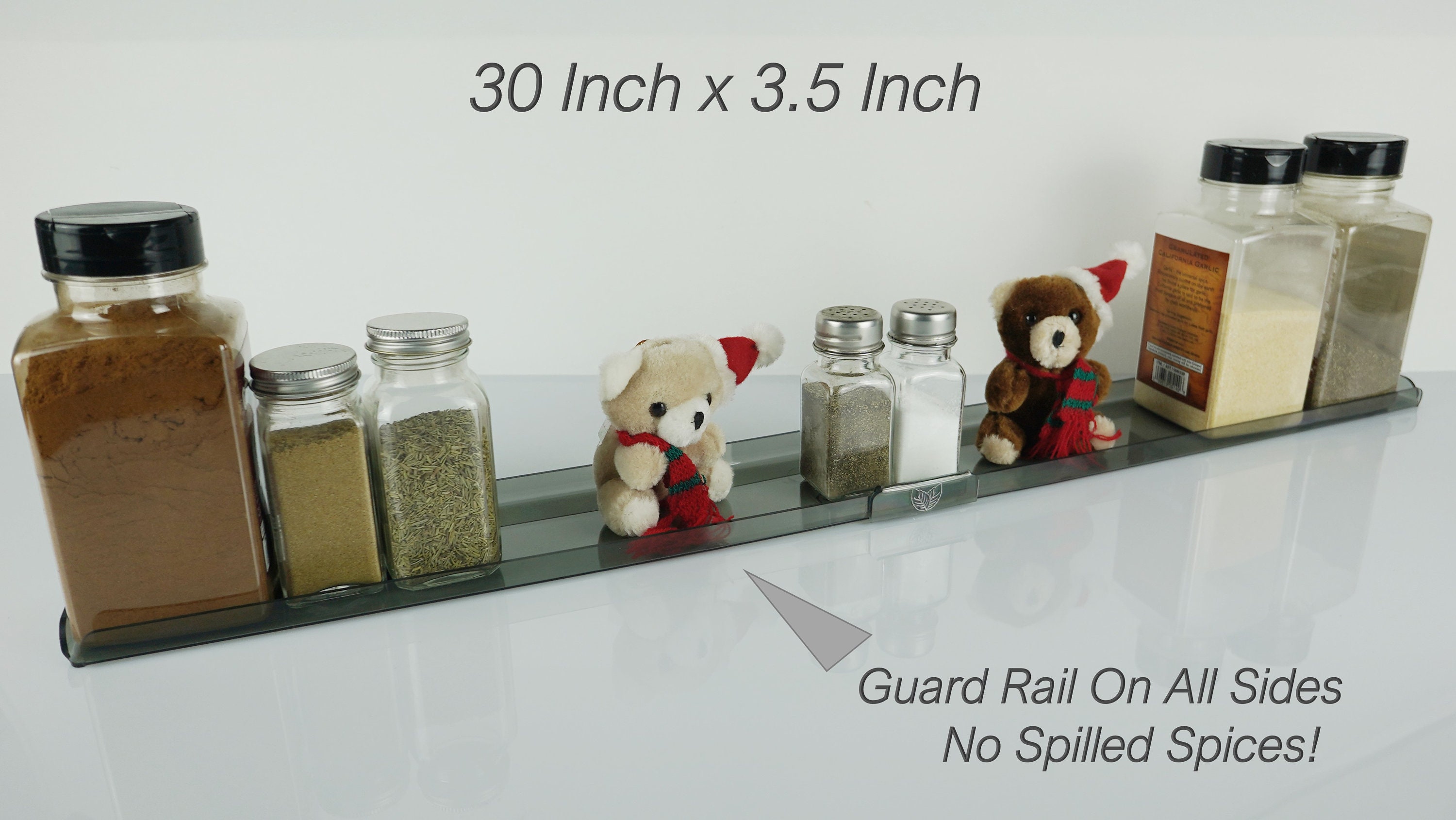 Spice Rack Over Stove Top 30 X 3.5 Perfect for - Etsy