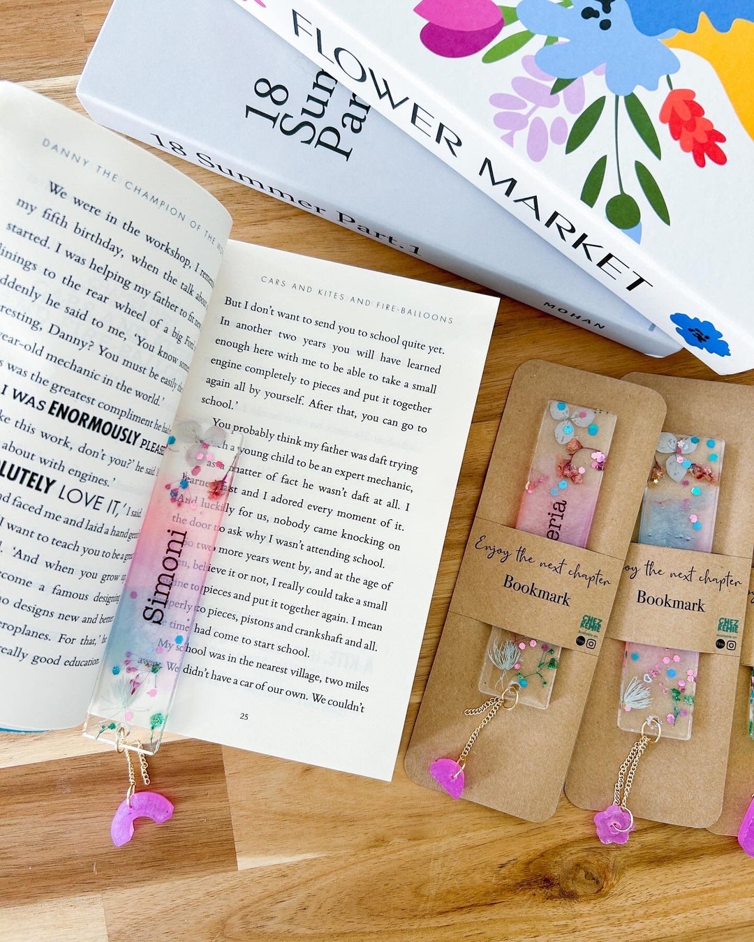 Personalized Resin Bookmark, Graduation Gifts, Teachers Day Gift ...