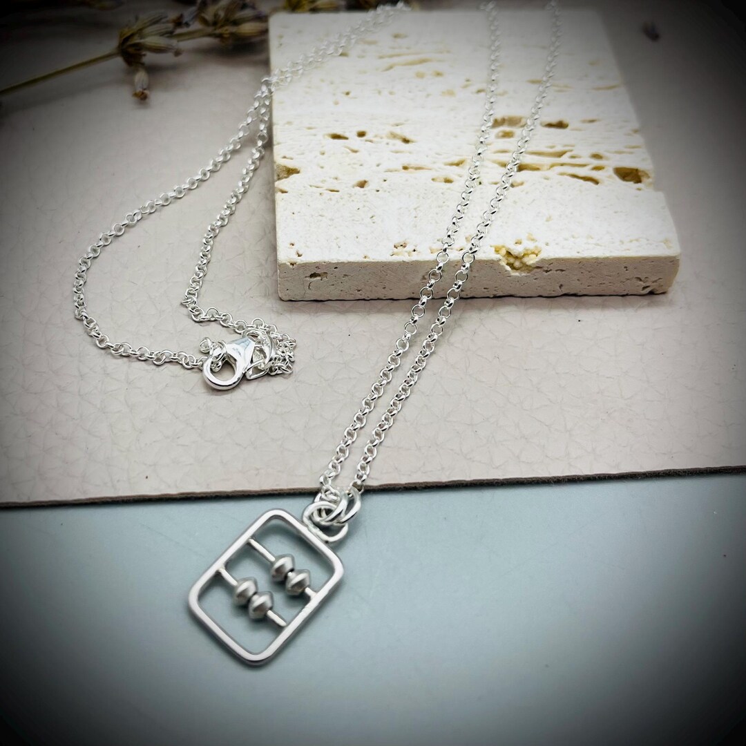 Fidget Spinner Necklace, Sterling Silver Fidget Spinner Pendant ...