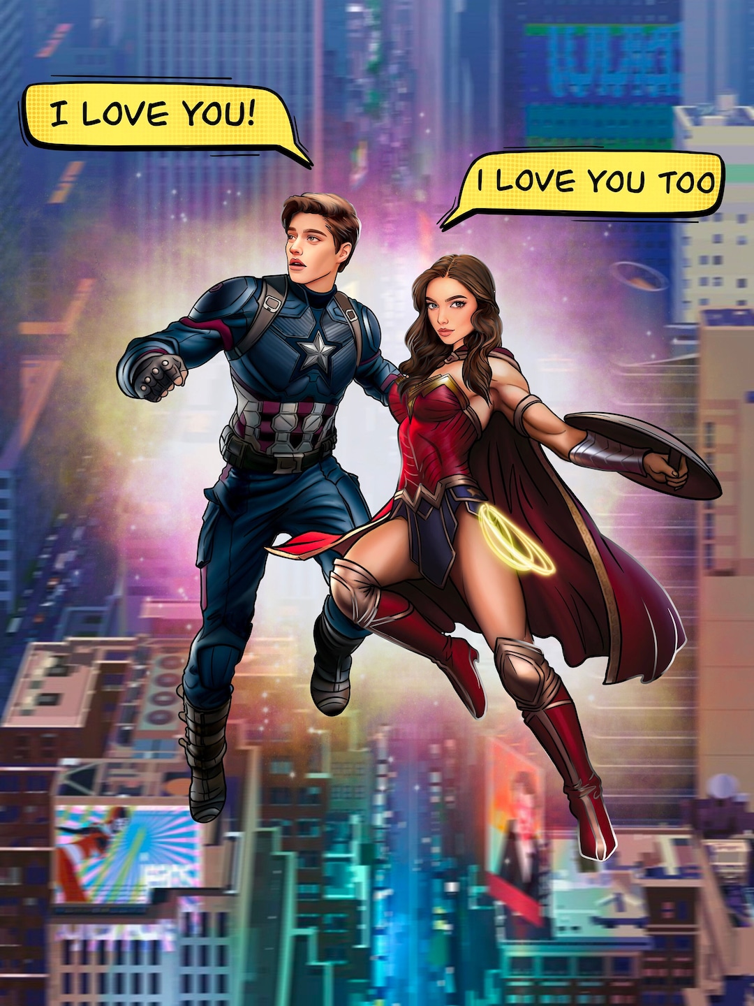 Superhero Drawing | Superhero Portrait From the Photo | Comics Style ...