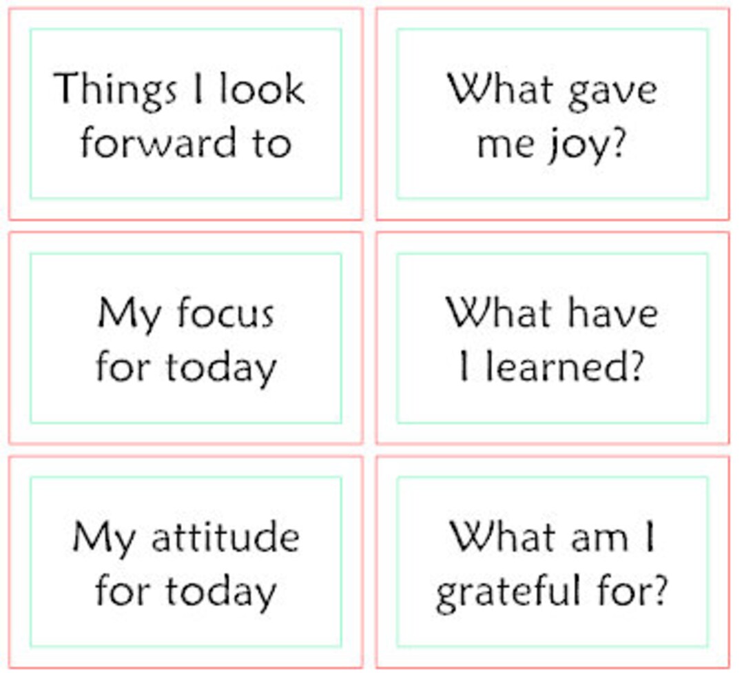 Journaling Prompt Sticker Print and Cut File for Silhouette - Digital ...