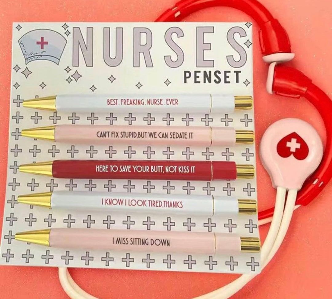 Nurse Pen Set - Etsy