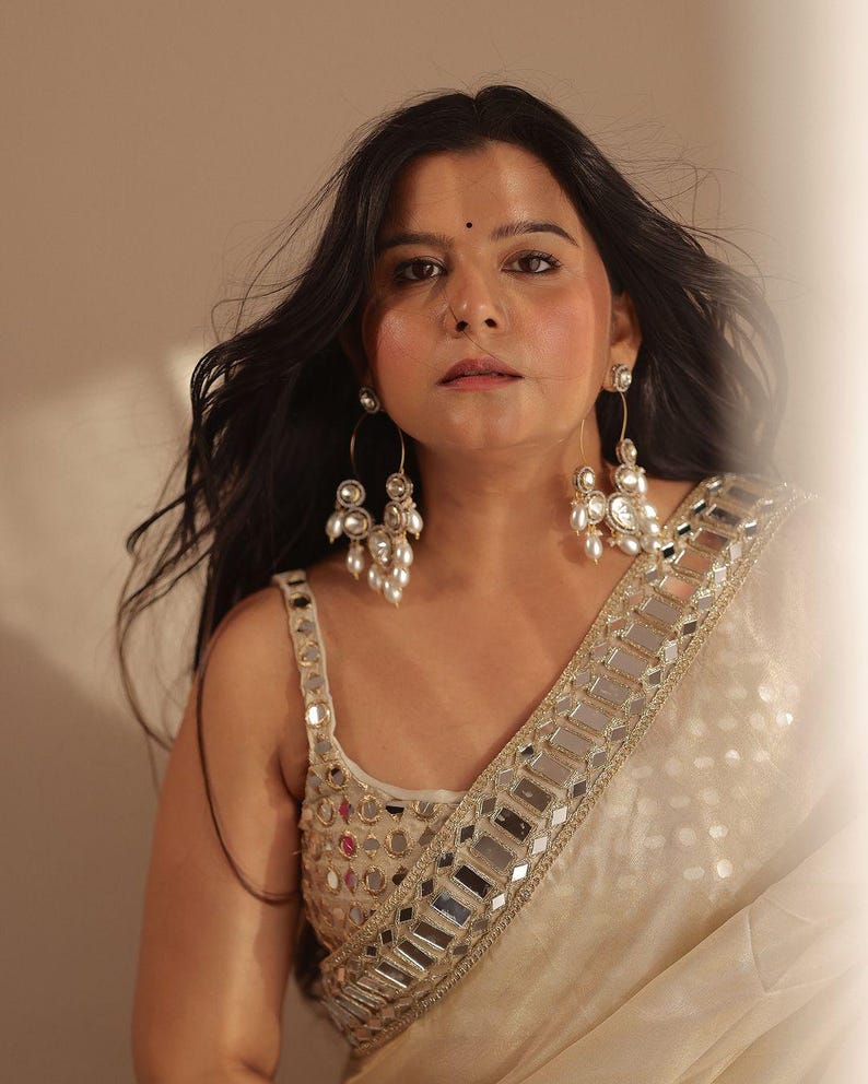 Designer Mirror Work Pure Tissue Silk Saree | Special Edition ...