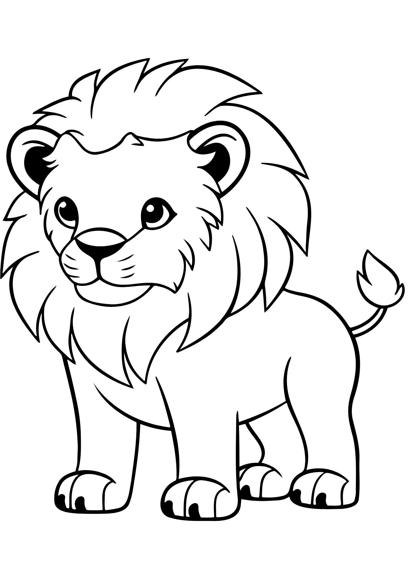 21 Animal Kingdom Children's Coloring Book Printable Instant Download ...