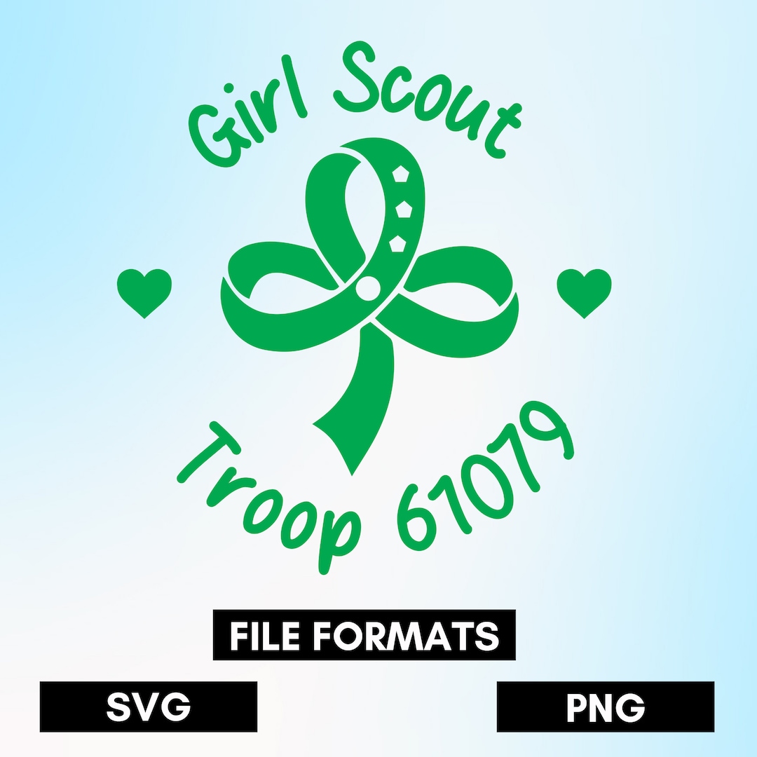 Girl Scouts Svg Girl Scout Text For Troop Shirt Svg Girl Etsy