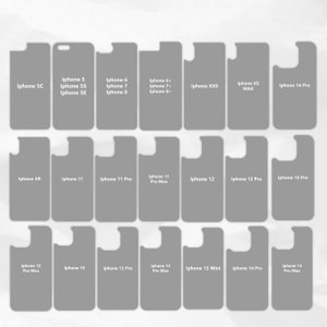 27 iPhone Sublimation Template, Phone Case Template Pack Svg, Cricut Vector Bundle, Sublimation ...