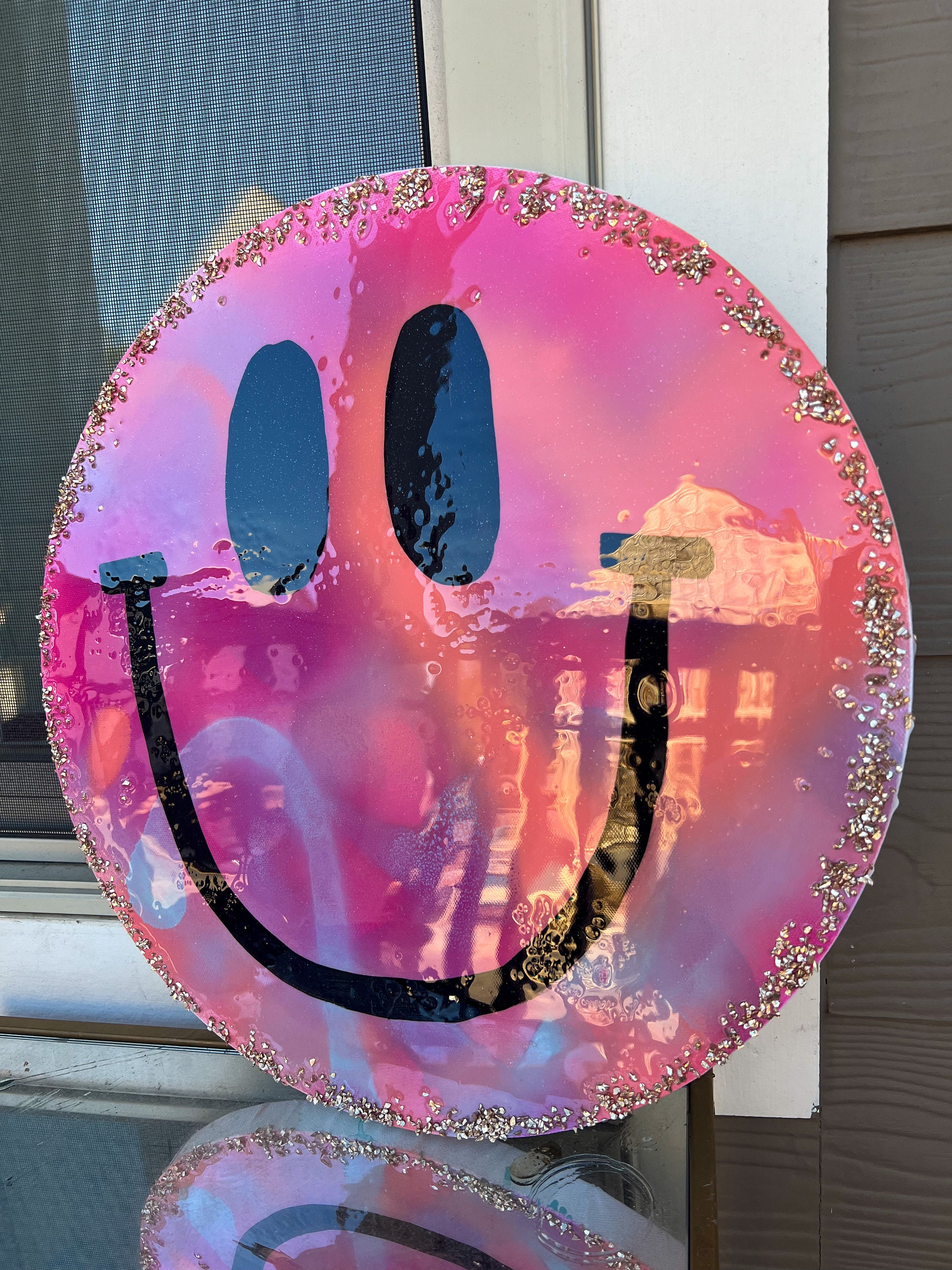 Smiley Resin Art - Etsy