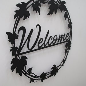 Welcome Metal Word Art Word Art Indoor Outdoor Welcome Metal Sign Metal ...