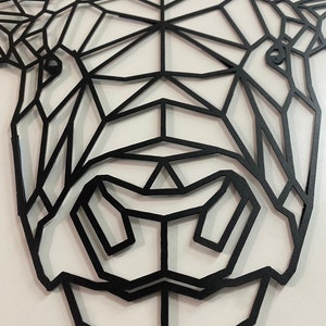 Metal Wall Art Metal Bison Decor Tree Mountain Bison Family Art Home ...