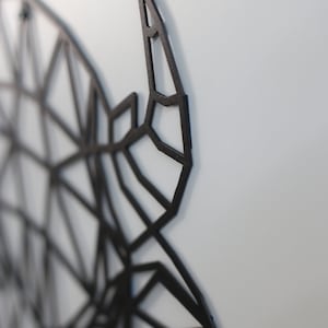 Metal Wall Art Metal Bison Decor Tree Mountain Bison Family Art Home ...