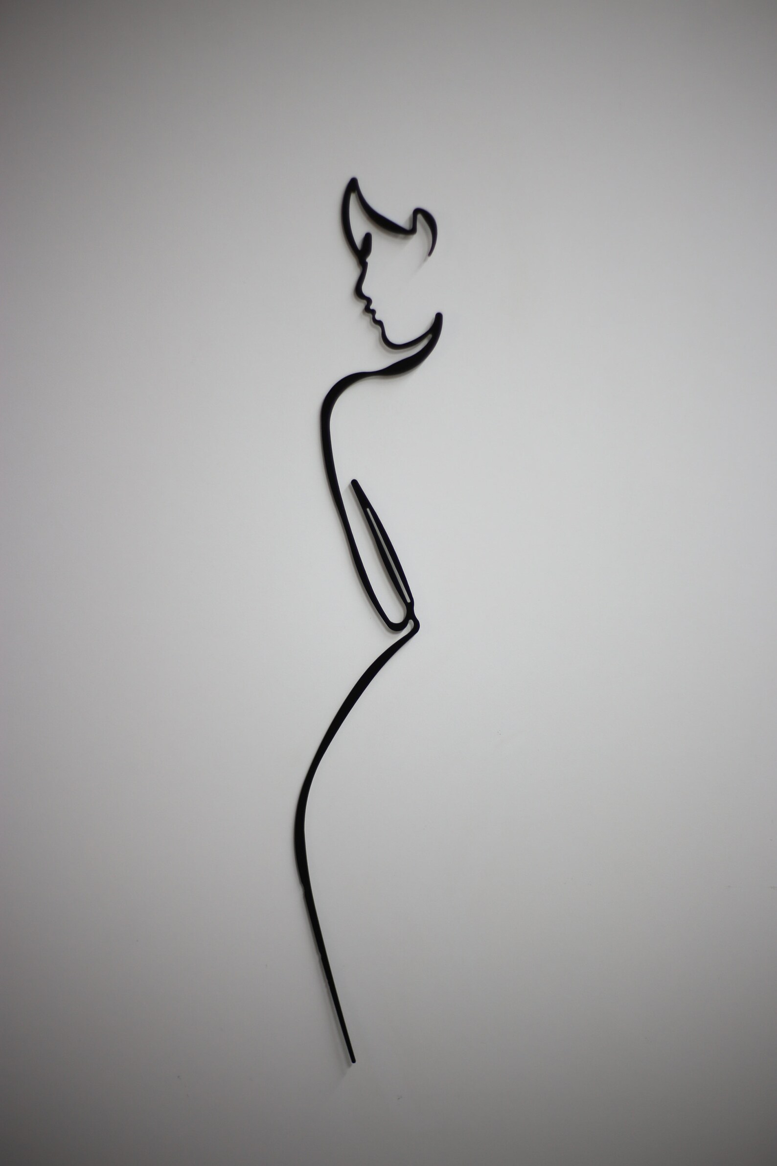 Minimalist Line Art Metal Wall Decor Metal Wall Art Home Wall Hangings ...