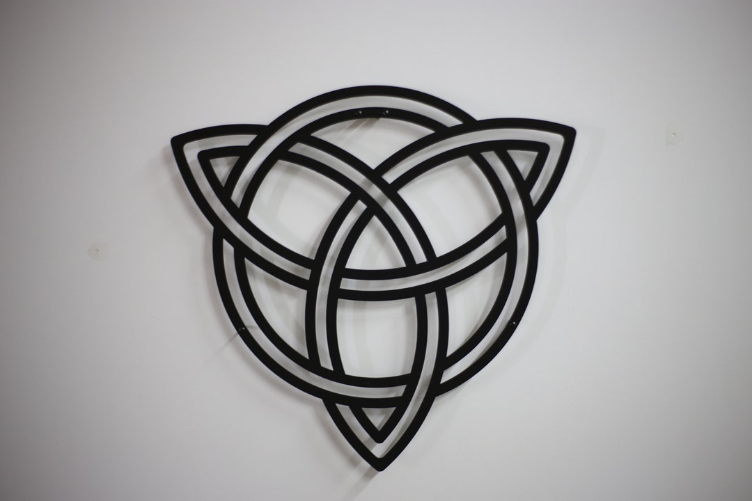 Celtic Trinity Knot Triquetra Laser Cut Indoor or Outdoor Metal Wall ...