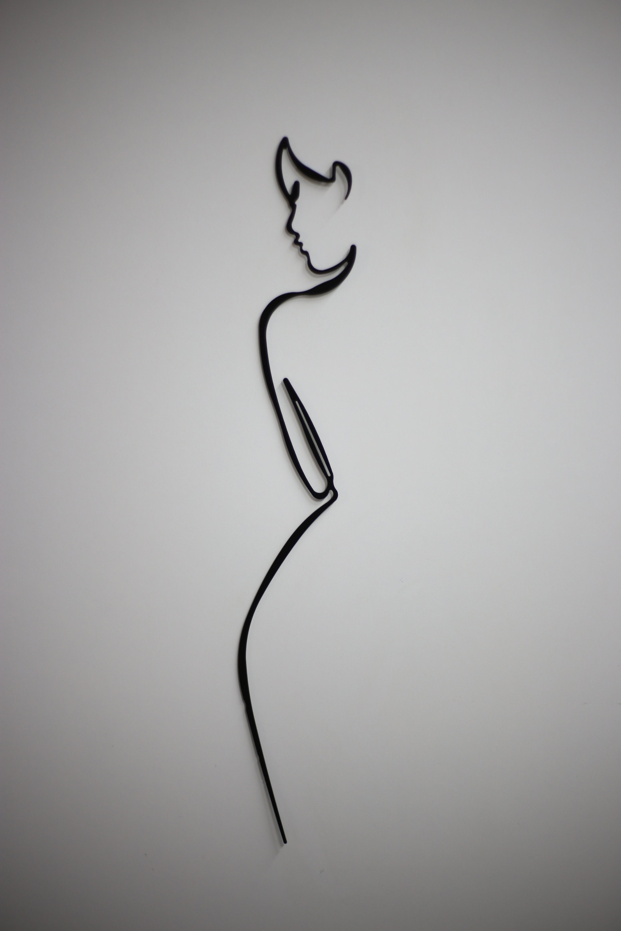 Minimalist Line Art Metal Wall Decor Metal Wall Art Home Wall Hangings ...