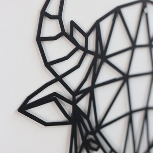 Metal Wall Art Metal Bison Decor Tree Mountain Bison Family Art Home ...