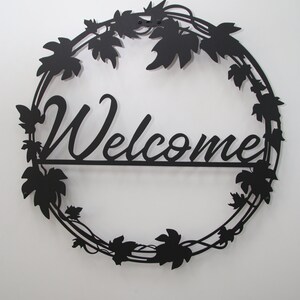 Welcome Metal Word Art Word Art Indoor Outdoor Welcome Metal Sign Metal ...