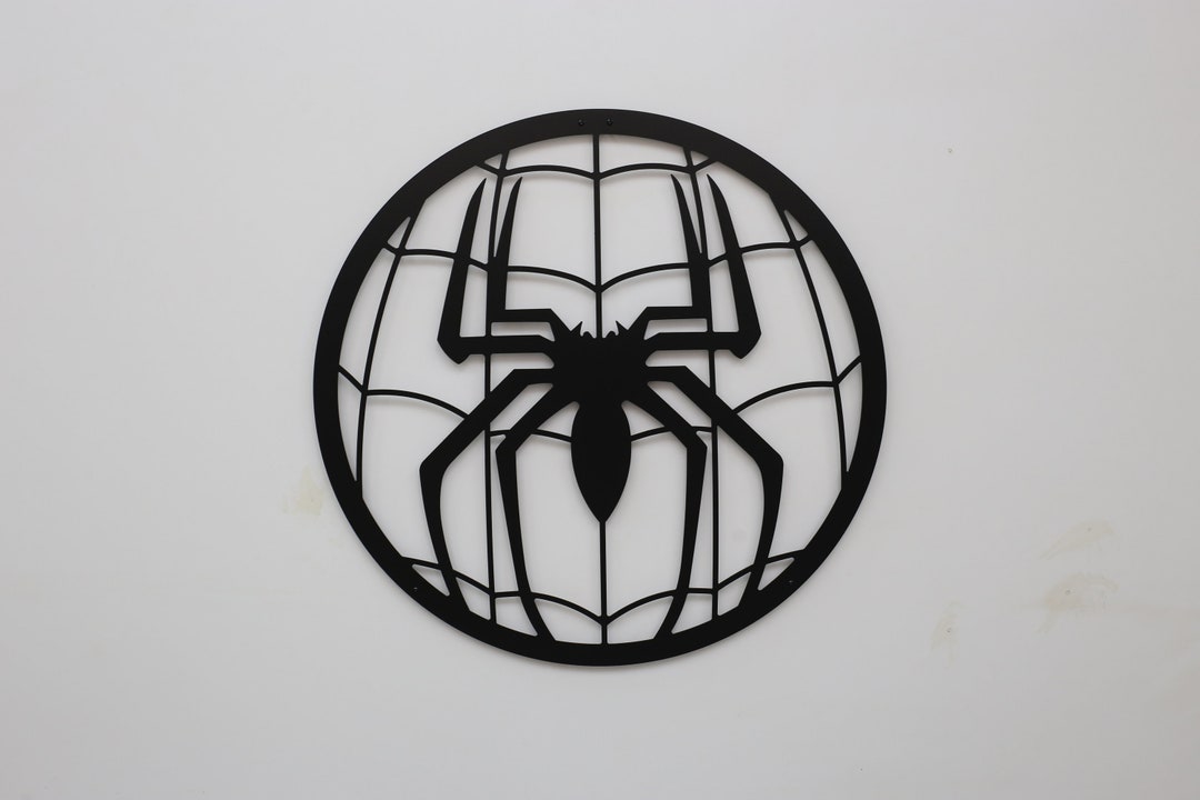 Metal Spider Web Decor Art Black Metal Wall Art for Home Halloween ...