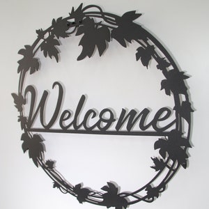 Welcome Metal Word Art Word Art Indoor Outdoor Welcome Metal Sign Metal ...