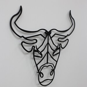Bull Metal Wall Decor Bull Metal Wall Decor Metal Wall Art Farmhouse ...