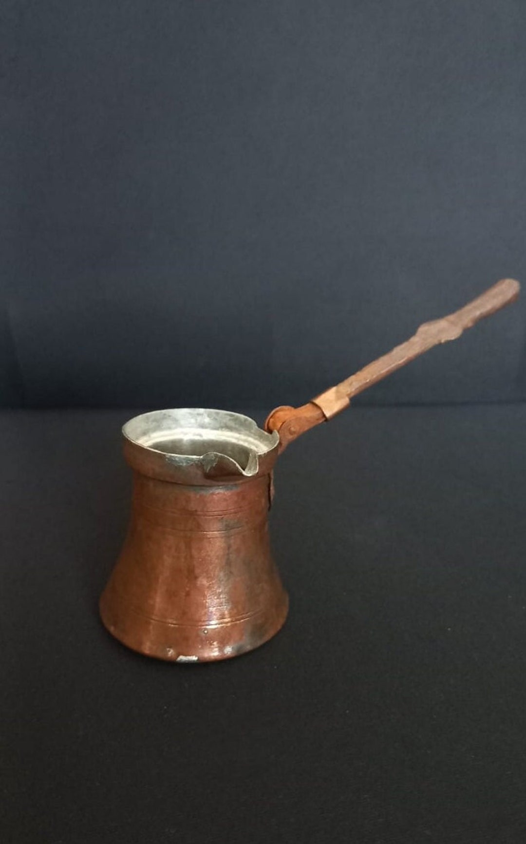 Antique Ottoman Period Copper Coffee Pot, Turkish Coffee Pot, Copper ...