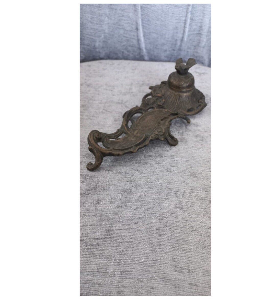 Antique Bronze Inkwell Inkwell Office Decor Home Decor - Etsy