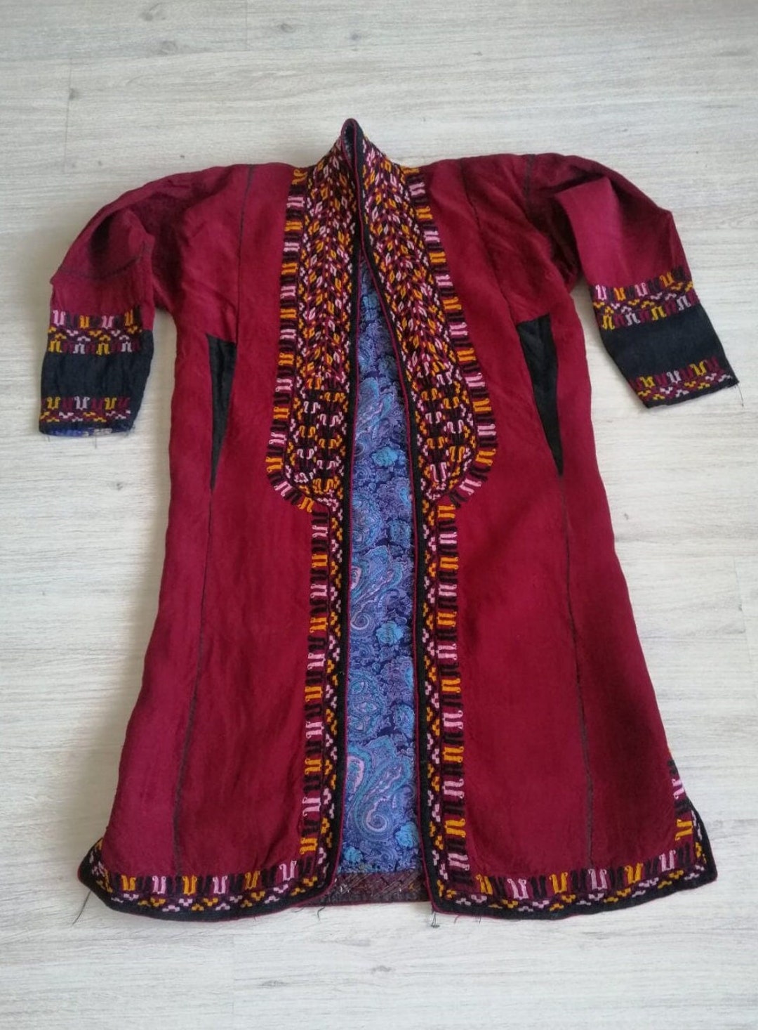 Turkmen Ancient Kimono is a Unique Piece Turkish Traditional - Etsy Canada