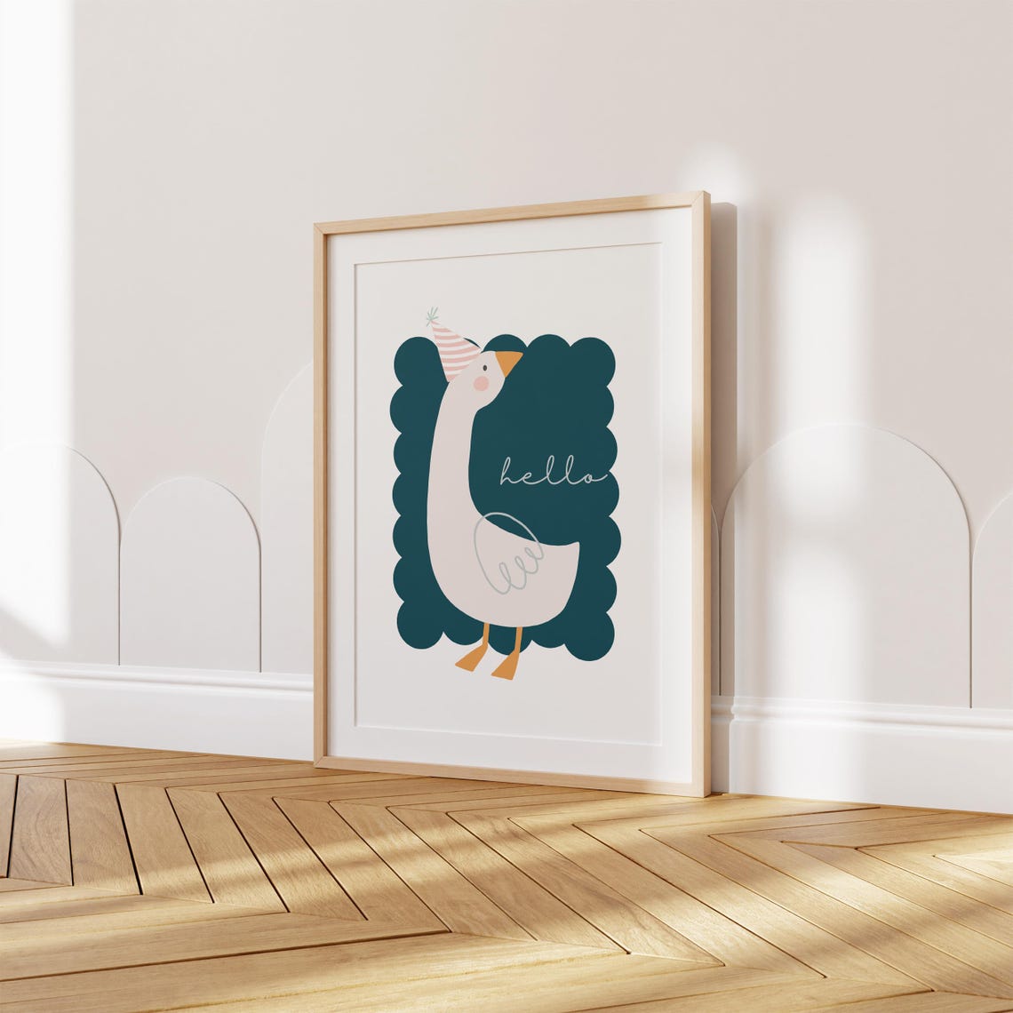 Silly Goose Printable Silly Goose Digital Print Silly Goose Wall Art ...