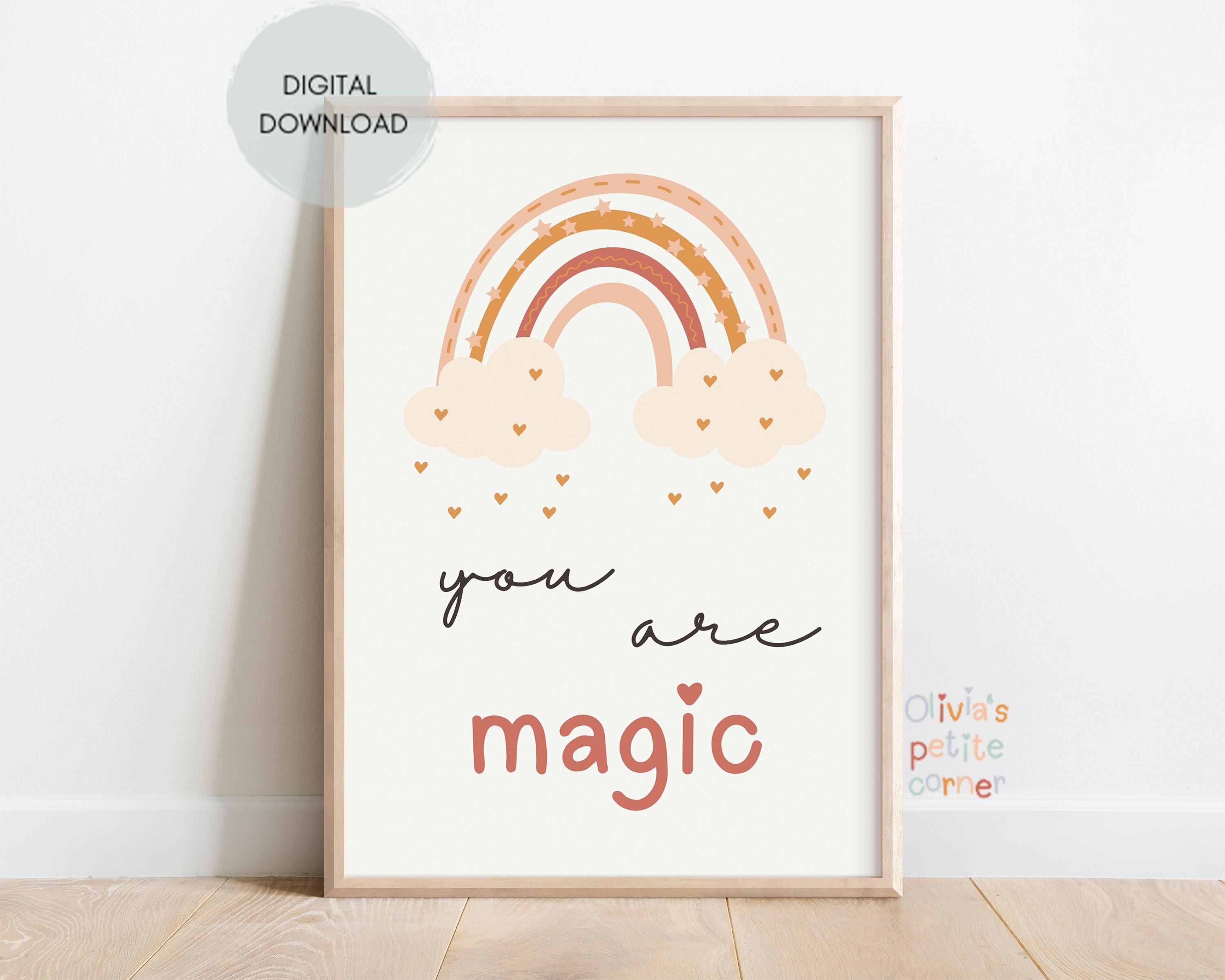 You Are Magic Printable Kids Printable Wall Art Printable Poster Kids ...