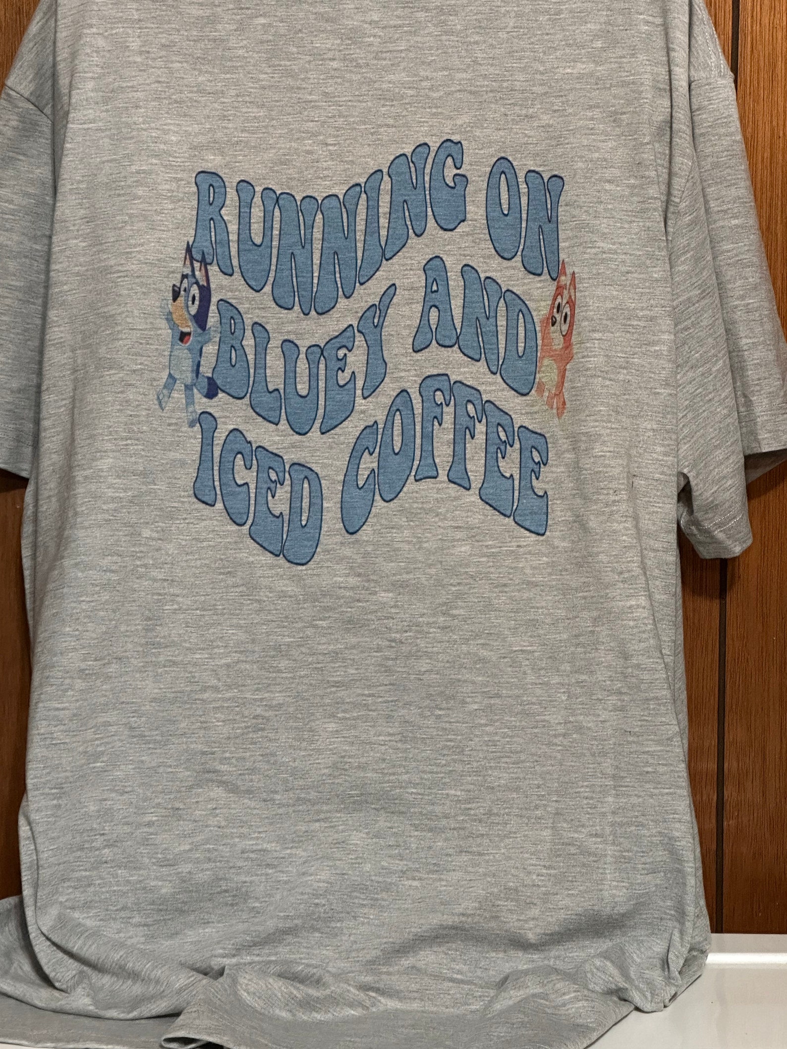 Running on Bluey & Iced Coffee - Etsy