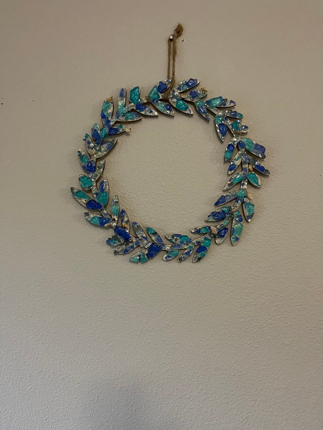 Glass Wreath - Etsy
