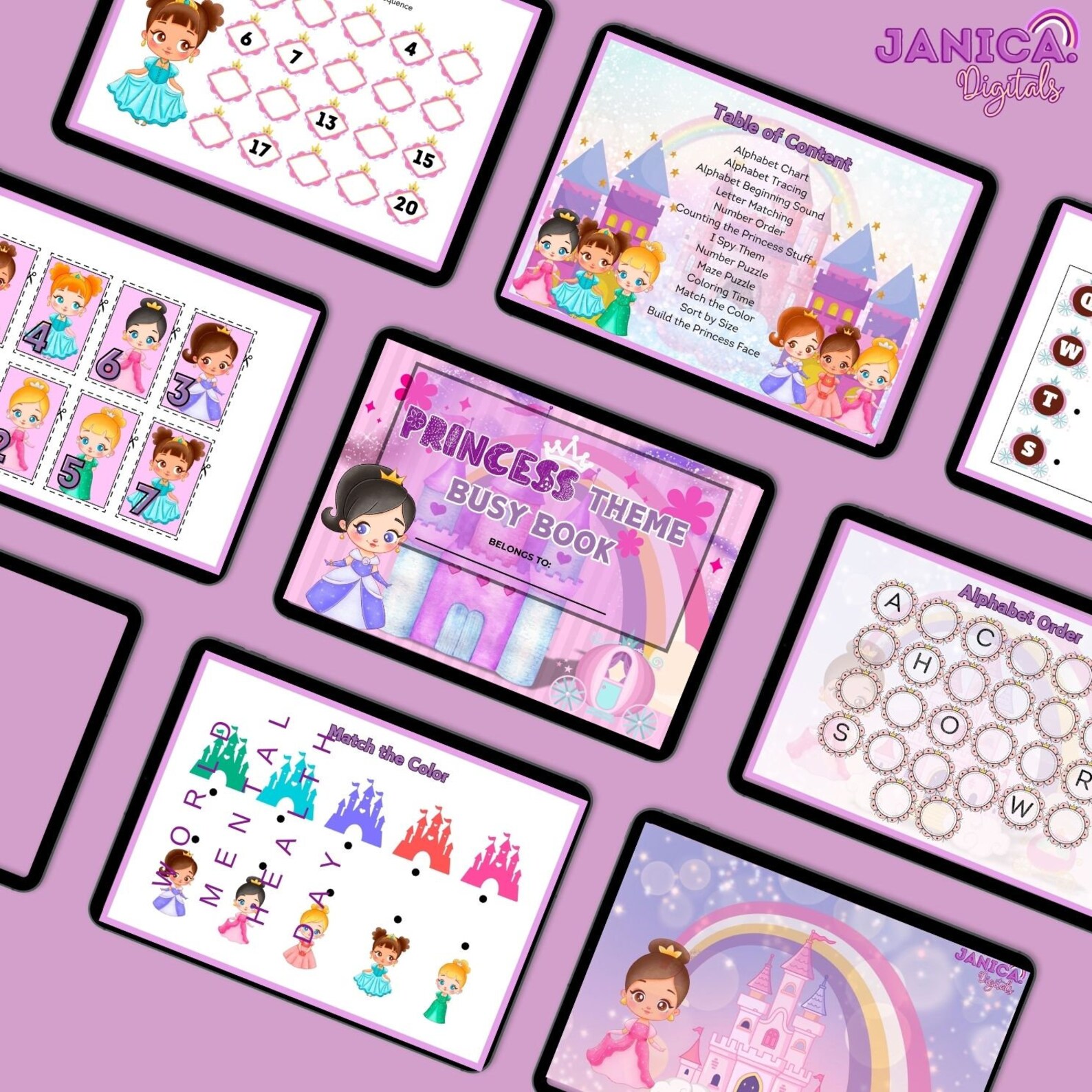 Princess Theme Busy Book - Etsy