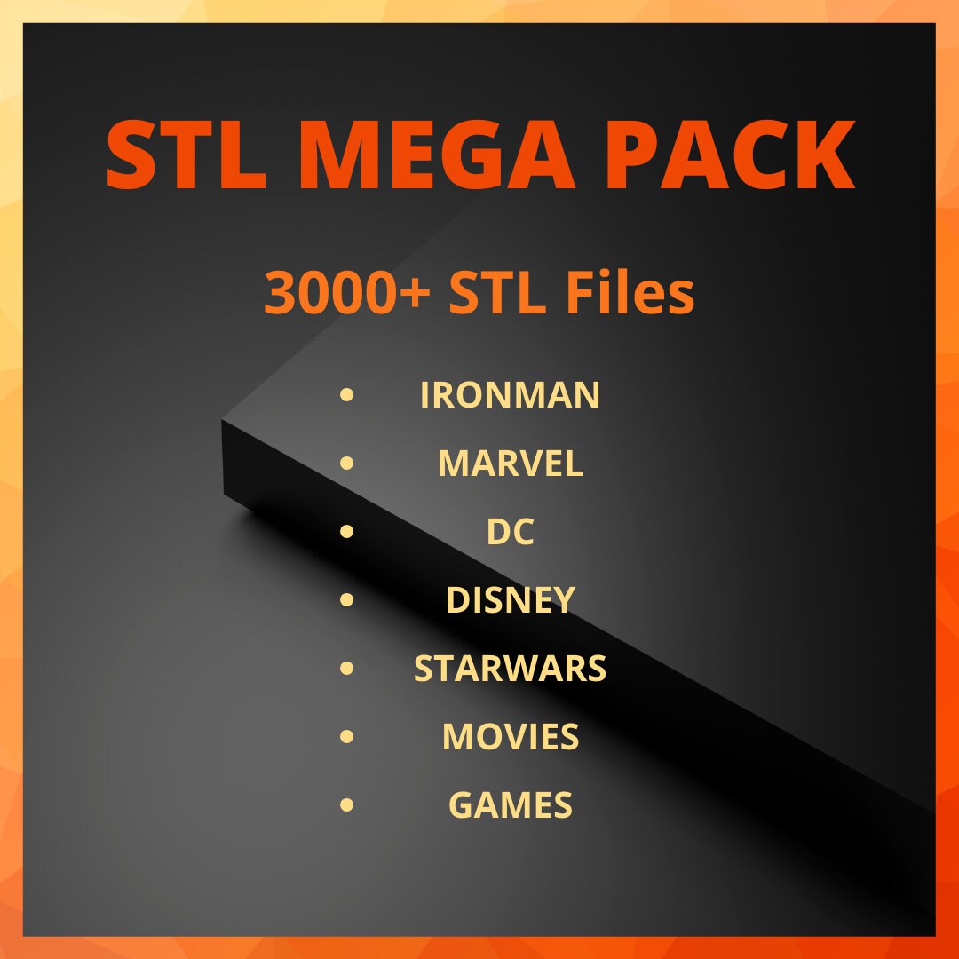 3D STL Megapack, 3000 Files, STL Pack - Etsy Australia