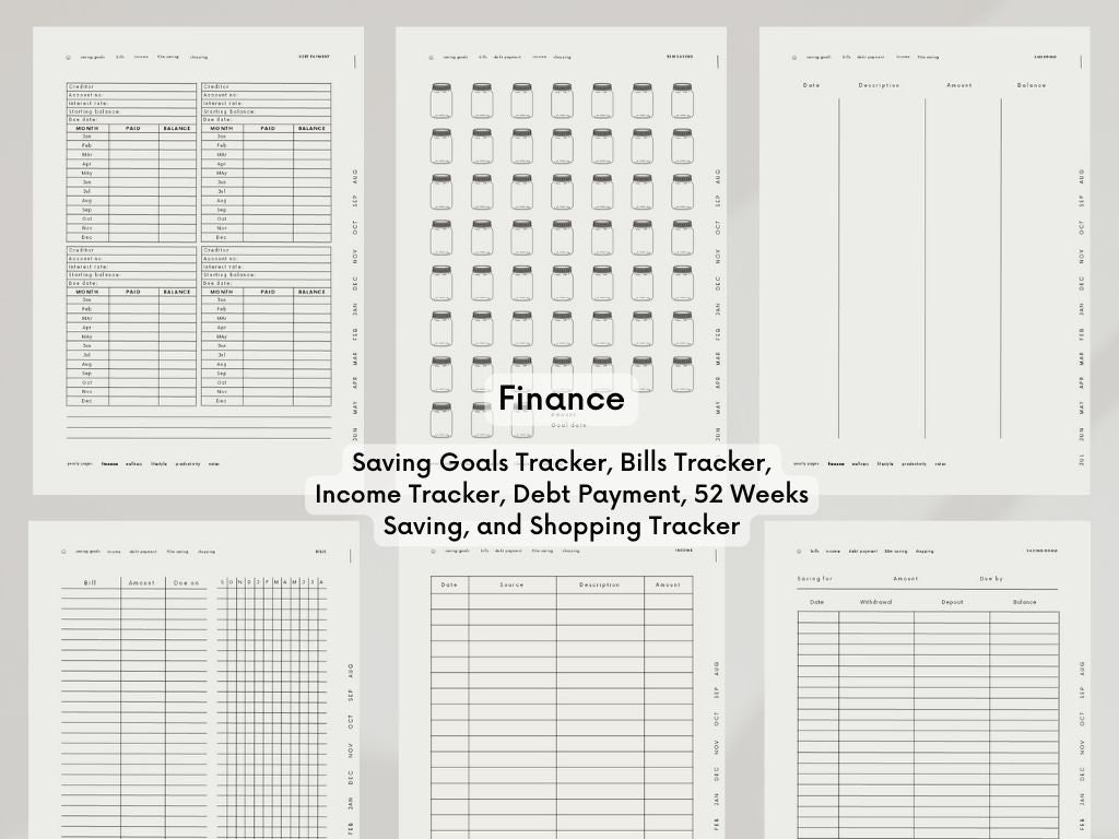 20222023 Hyperlinked Minimalist Digital Planner Goodnotes - Etsy
