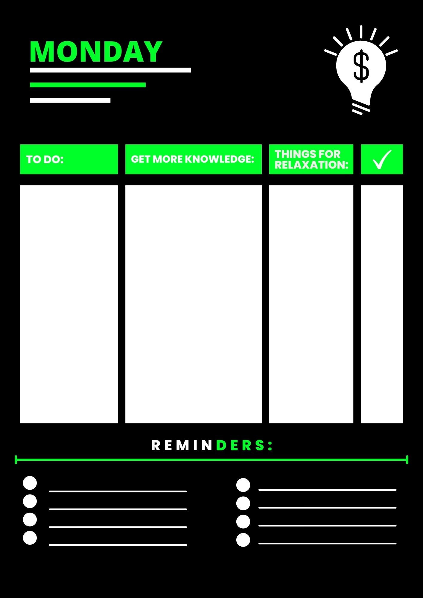 GONOMAD WEEKLY PLANNER - Etsy