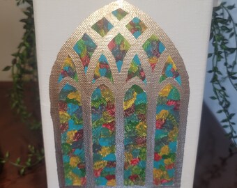 Church Window Painting - Etsy