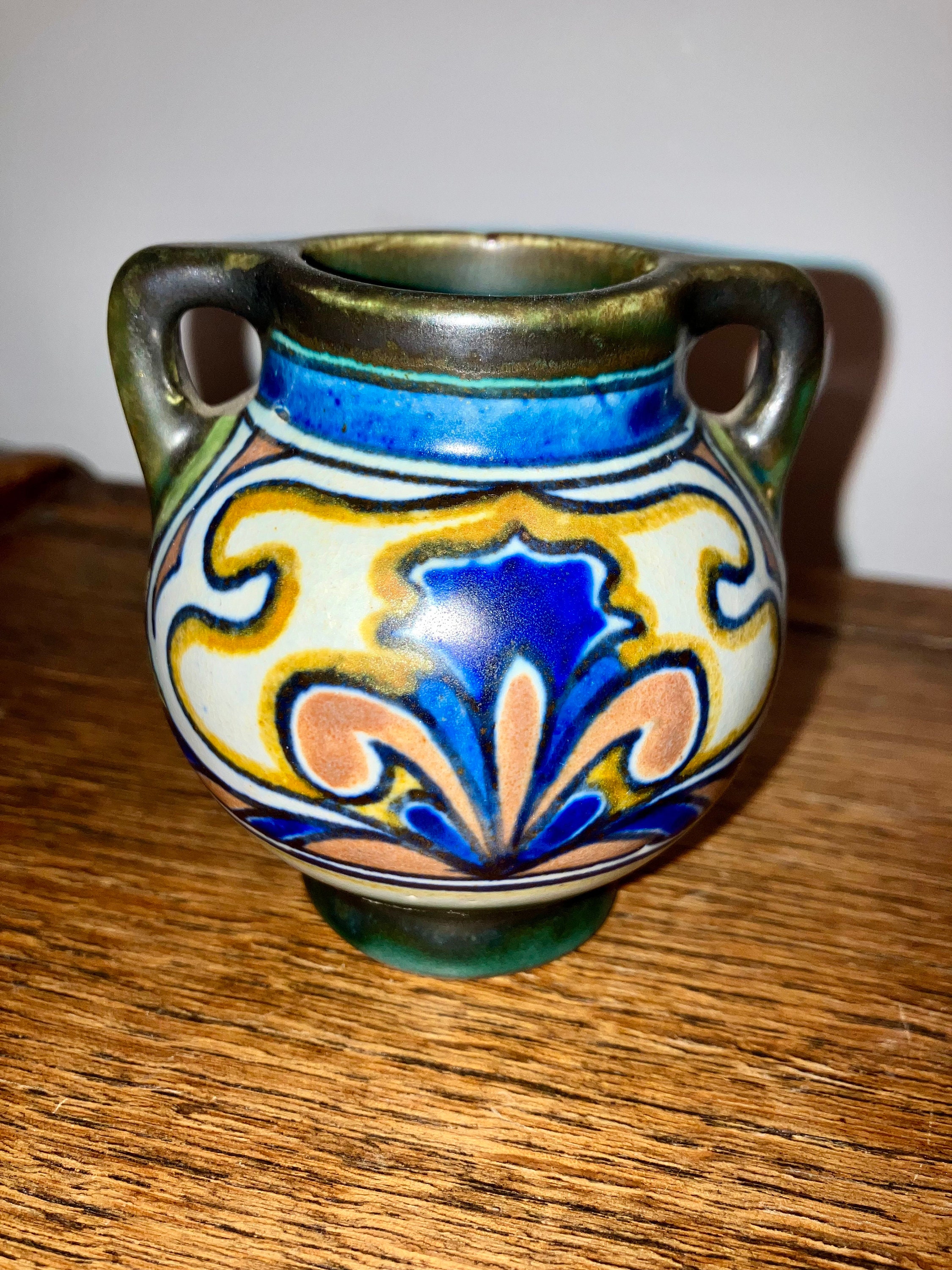 Gouda Pottery Royal Zuid Holland Set of Damascus Vases - Etsy