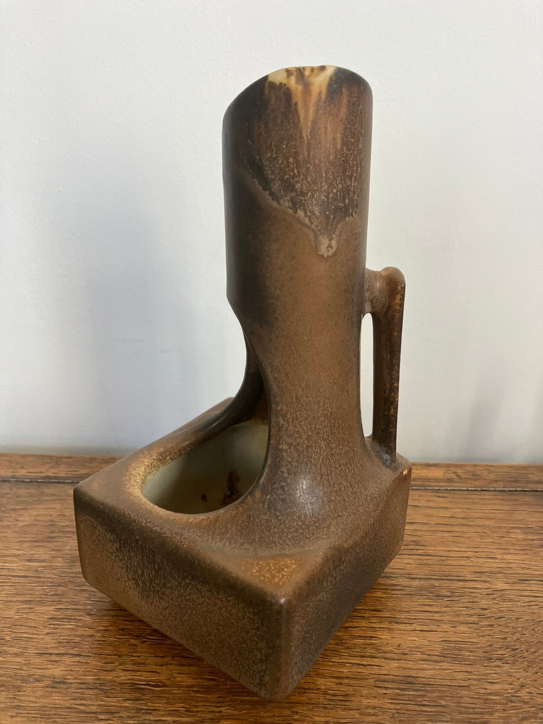 Brown Chimney Vase Made by Loré, Designed by Matt Camps - Etsy