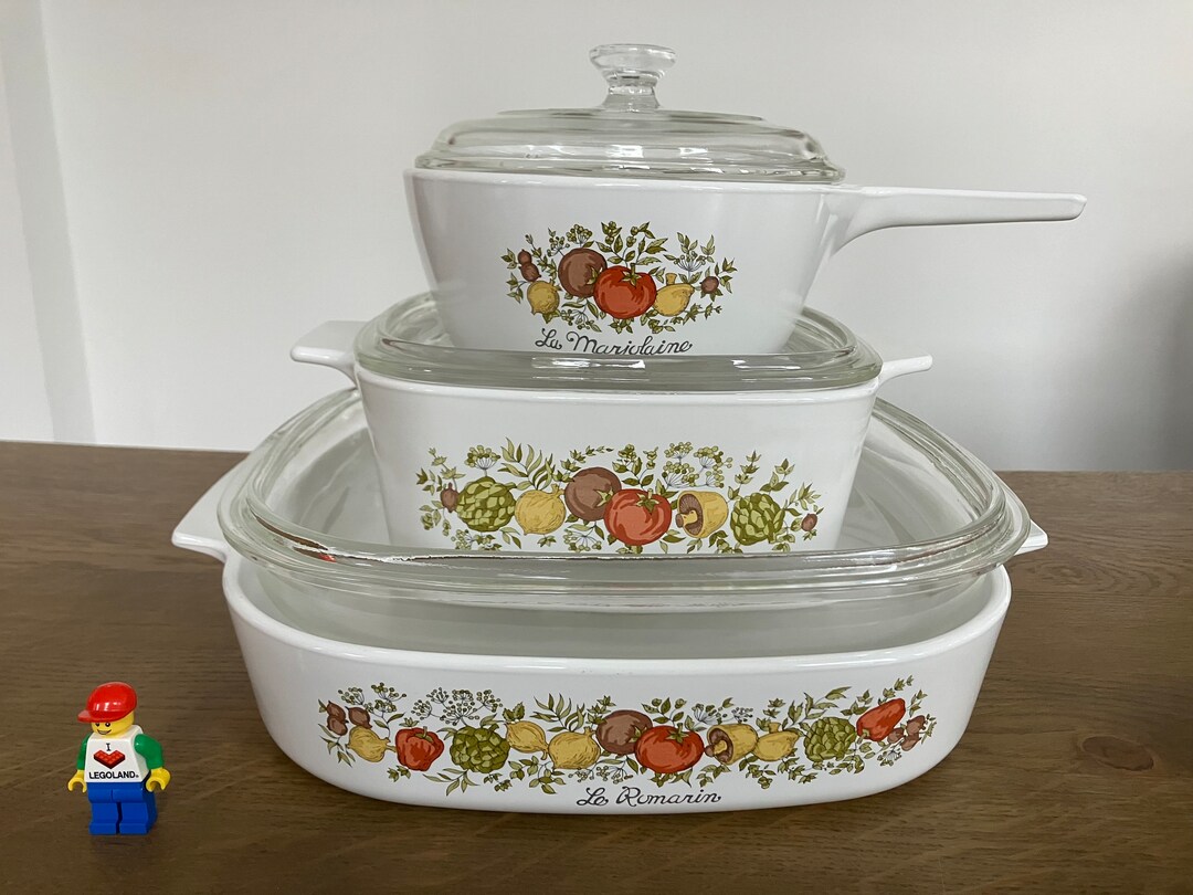 Corning Ware Spice of Life Dishes Set - Etsy