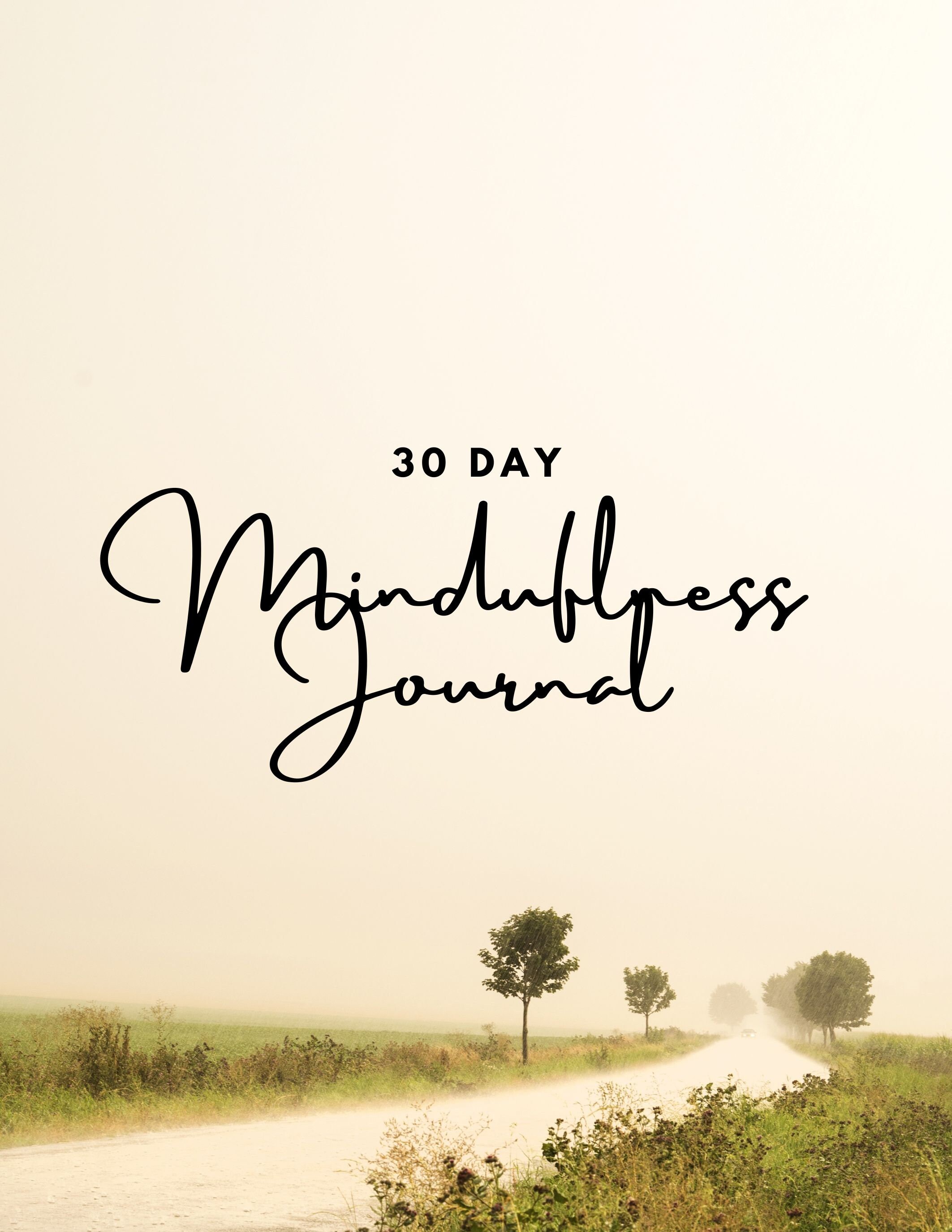 30-day Mindfulness Journal - Etsy