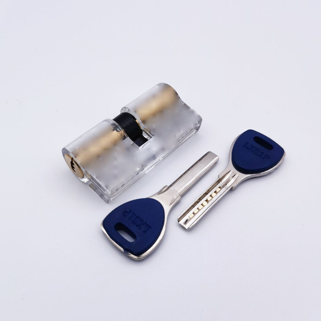 Acrylic Lock Cylinder Plastic Semi-circle Cylinder Crescent Cylinder ...